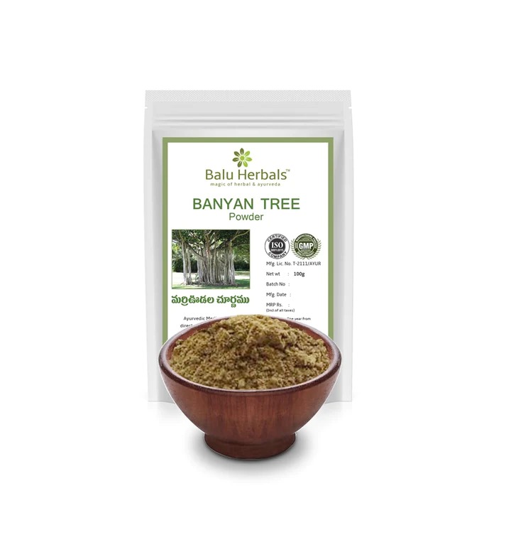 Organic Grocery USA - Balu Herbals Banyan Tree Powder